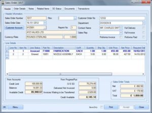 Sales Orders - ProgressPlus
